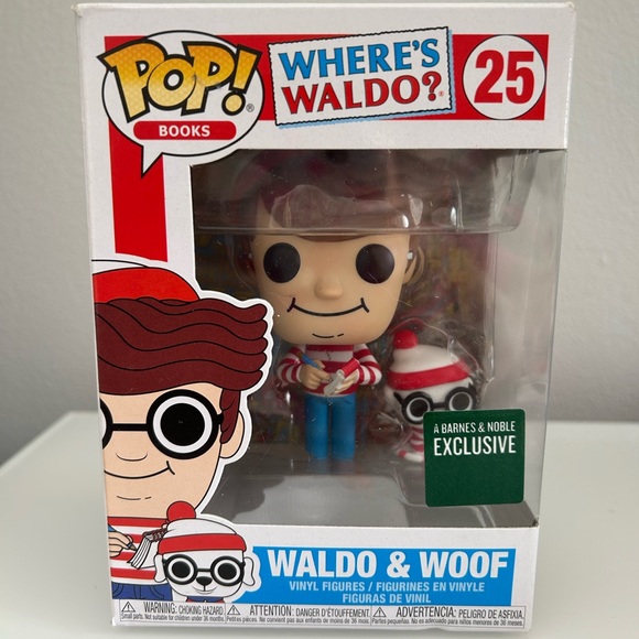Toys | Funko Pop Books Wheres Waldo Waldo Woof Bn Exclusive 25 | Poshmark
